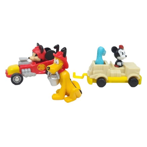 Disney | Toys | Mickey Roadster Racer Fire Dog Pluto Minnie Mouse ...
